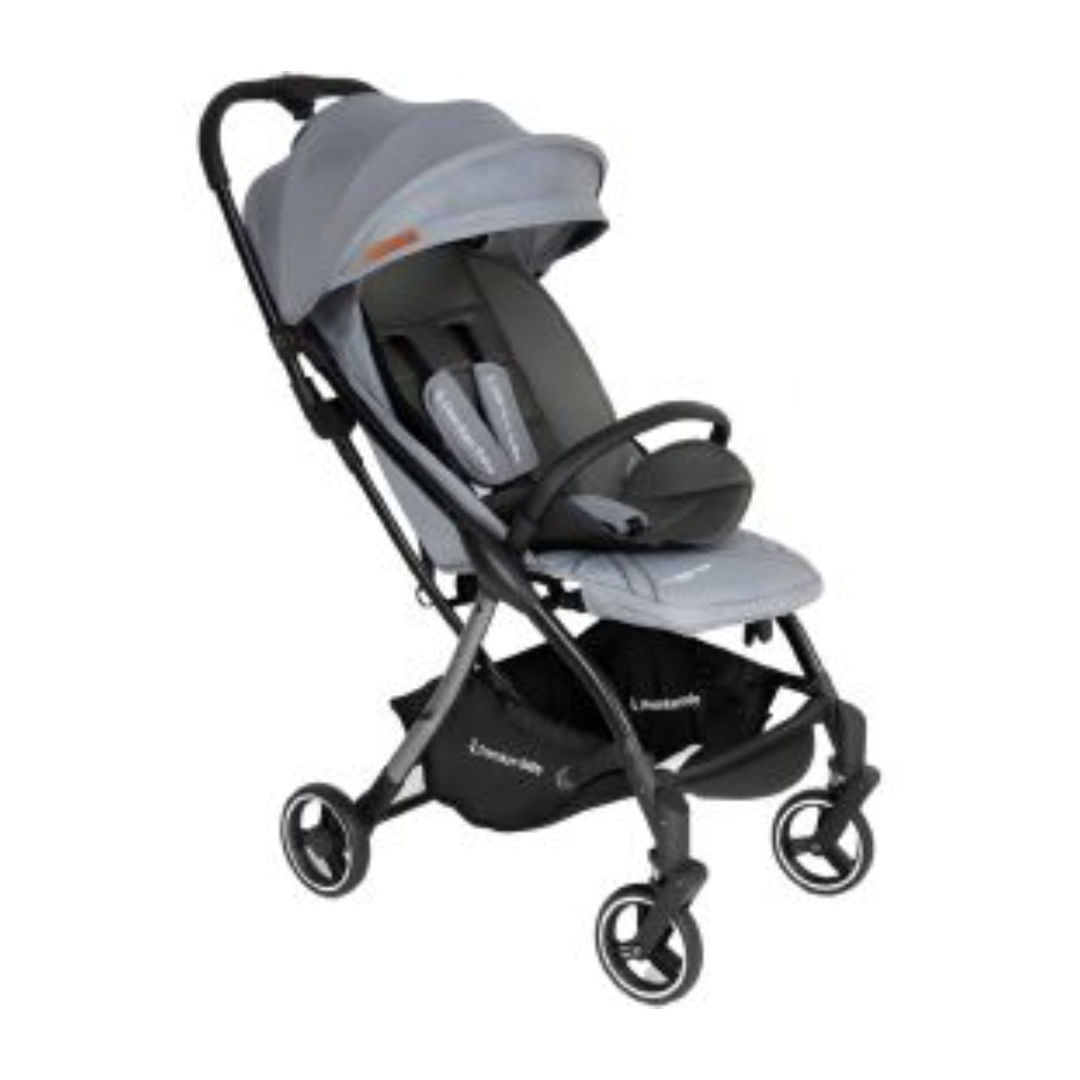 Carrito Complus Autoplegable Gris-Chocolate - Nueva Americana