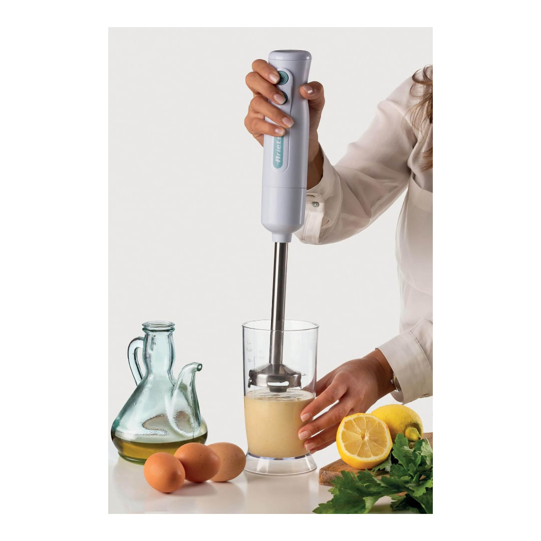 Mixer 3En1 Blanco-Azul Metal - Nueva Americana