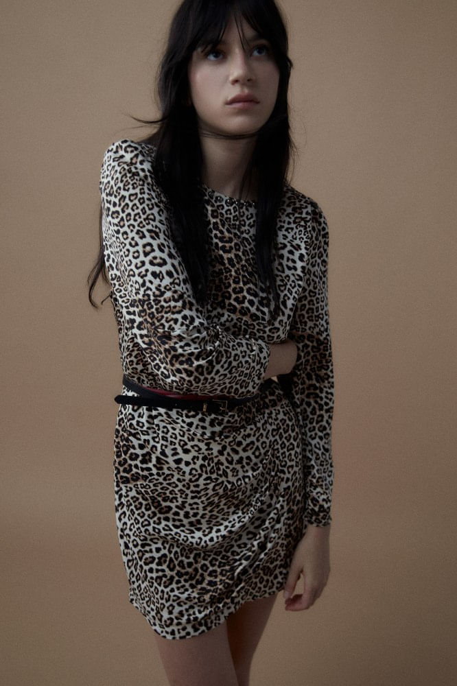 Vestido Animal Print - Nueva Americana